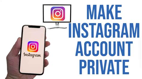 How To Make Your Instagram Account Private On Pc Computer Youtube