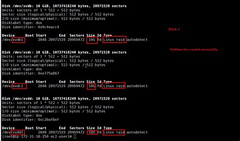 Raid5 Array Configuration And Mount It To An Amazon Ec2 Instance As The Additional Storage