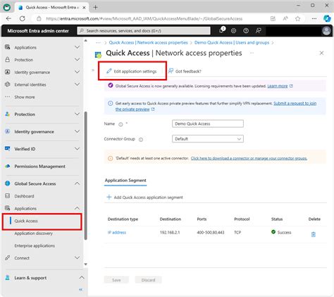 How To Configure Quick Access For Global Secure Access Global Secure Access Microsoft Learn