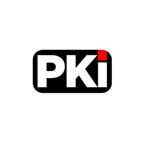 Premium Vector Pki Company Nam Initial Letters Monogram Pki Icon