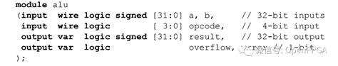数字硬件建模systemverilog八 端口声明 Csdn博客