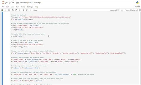 internship at prodigy info tech analyzing traffic accident data harisha ayyappan posted on