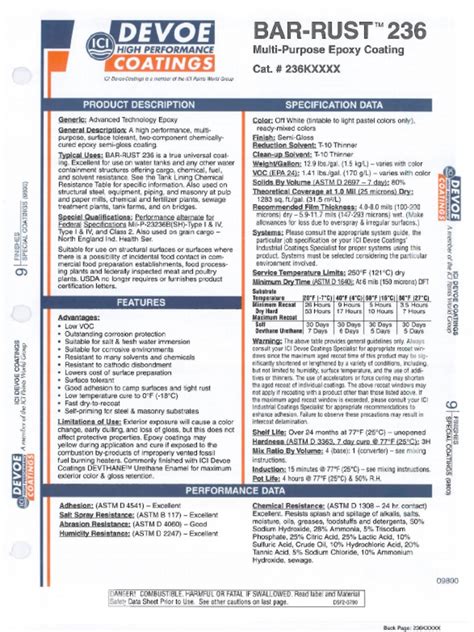 Devoe Bar Rust 236 Epoxy Pdf