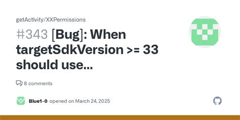 Bug When Targetsdkversion 33 Should Use Androidpermissionread