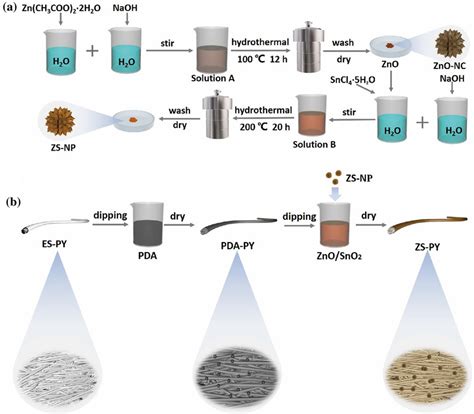 Preparation Process Of A ZS NP And B ZS PY Samples Download Scientific Diagram