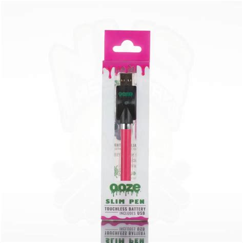 Ooze Slim Battery W Usb Pink 852384006938 14 0 Nvs Glassworks