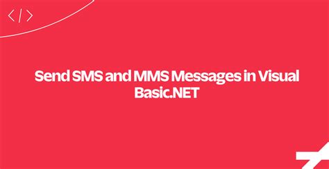 Send Sms And Mms Messages In Visual Basicnet Twilio