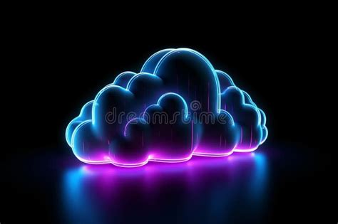 Neon Cloud The Epitome Of Elegance In Cloud Computing High Detail Unreal Engine Hyper Realism