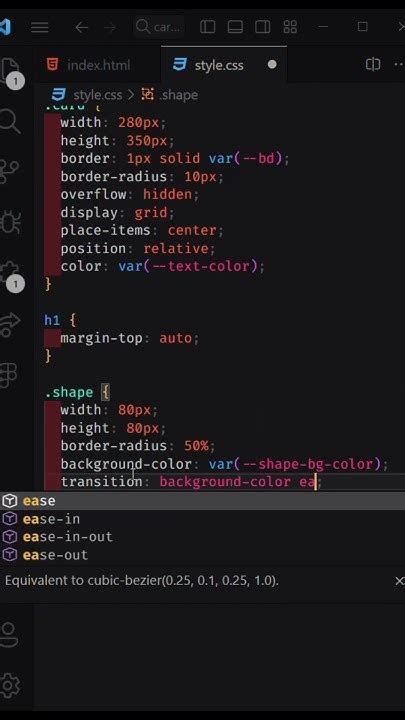 Css Card Hover Effect Coding Cssanimation Code Shortsviral Css