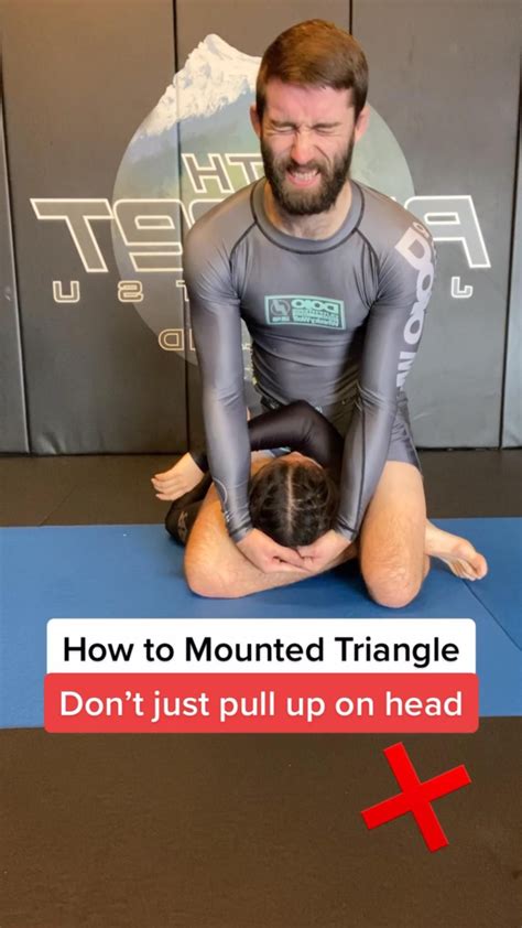 How To Finish A Mounted Triangle Choke Submission Technique In Nogi Jiujitsu Artofit