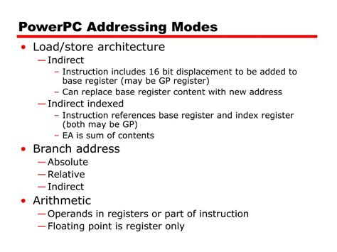 Ppt Chapter 11 Instruction Sets Addressing Modes And Formats
