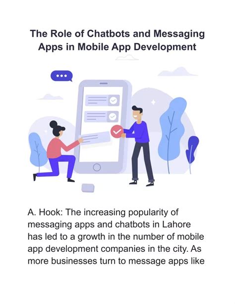 ppt the role of chatbots and messaging apps in mobile app development