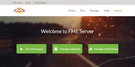 Fme Server Web Interfaces