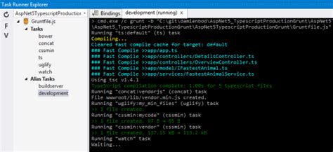 Aspnet Core 10 Typescript Angularjs Application With A Grunt Production Configuration
