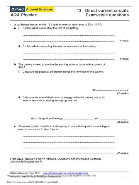 Direct Current Eqpdf Pdf Electrical Resistance And Conductance
