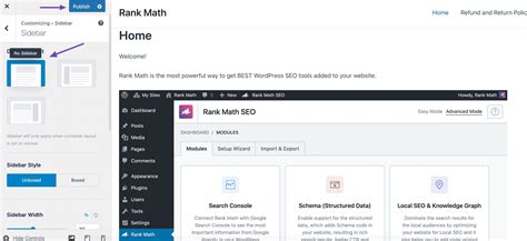 How To Easily Remove Sidebar In Wordpress Rank Math