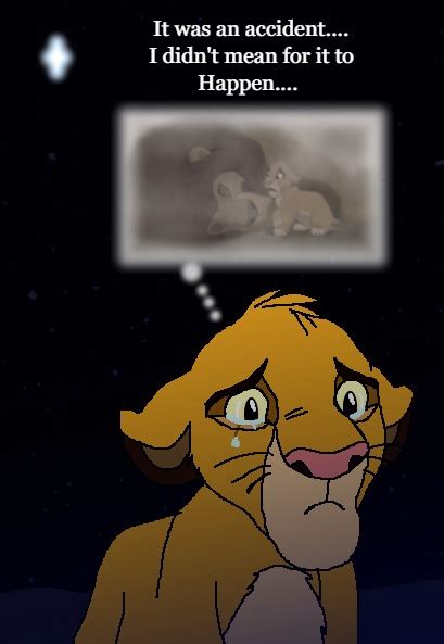 Simba Runs Away By Mrtrains96 On Deviantart