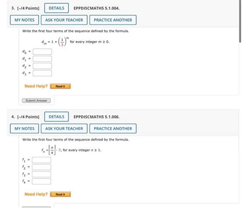 Solved 3 4 Points My Notes Do D₁ D₂ D3 Write The