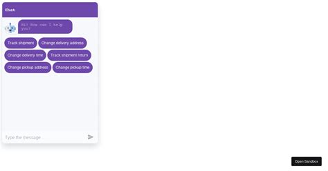 Chatbot Forked Codesandbox