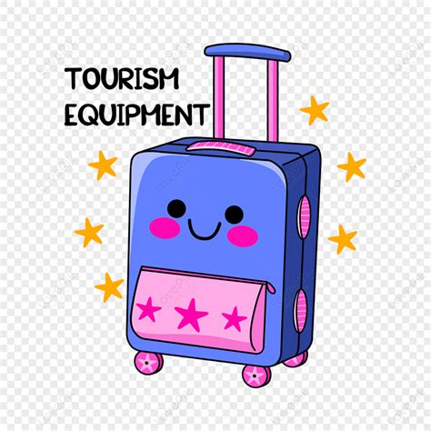 가방 일러스트 만화 여행 스티커트렁크아름다운장비 Png 일러스트 무료 다운로드 Lovepik