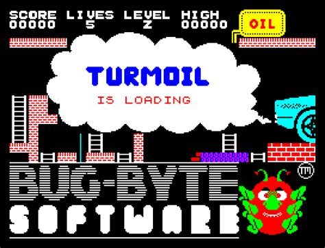 Turmoil Zx Spectrum Loading Screen The King Of Grabs