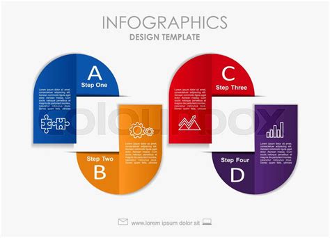 Infographic Template Vector Illustration Can Be Used For W Colourbox