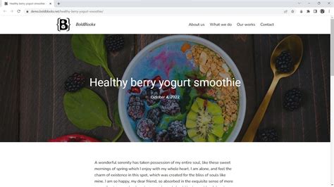 Create A Page Title Bar With Parallax Background Effect In Gutenberg Using Cbb Pro Wordpress