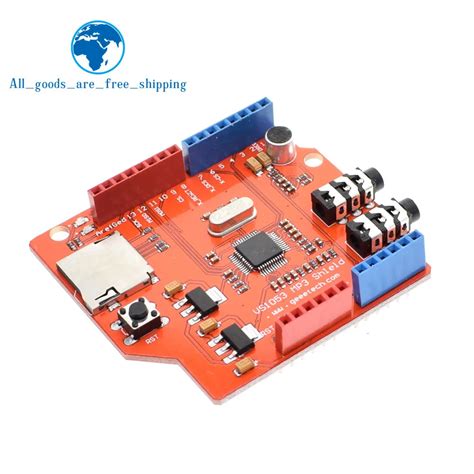 TZT VS1053 VS1053B Stereo Audio MP3 Player Shield Record Decode