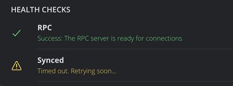 bitcoin core sync keeps timing out stuck at 99 60 startos support