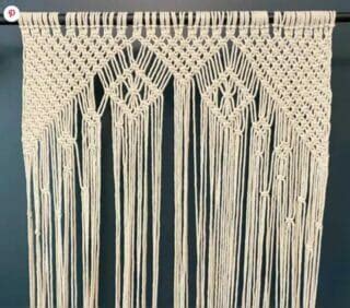 Free Macrame Curtain Patterns Instructions Craftbuds
