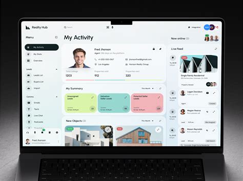 Realty Hub Real Estate Crm Dashboard By Jack L For Rondesignlab ⭐️ On Dribbble