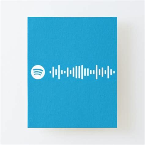 Never Gonna Give You Up Rick Astley Spotify Code Mounted Prints Redbubble