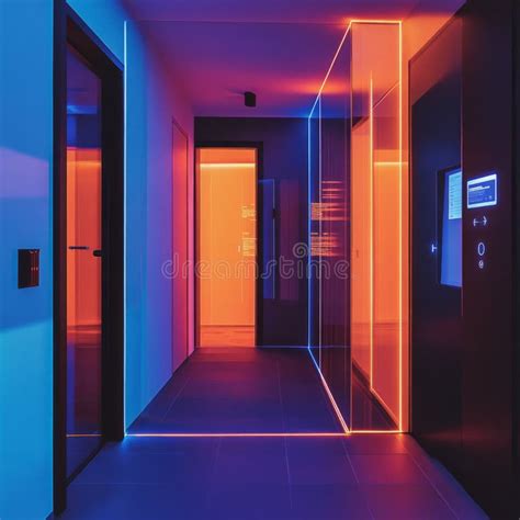 Dynamic Entryway Visualization Adaptive Lighting Presence Sensors Access Control Stock