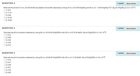 solved what will the ph be if 12 ml of 0 25 m hci are added