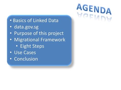 Proposed Linked Data Migration Framework For Singapore Government