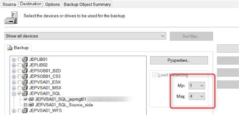 optimize mssql backup performance data