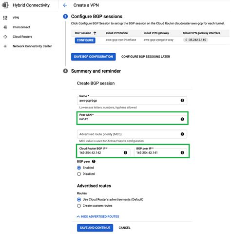 Configuration Of A Dynamic Routing Based Site To Site VPN Between AWS Cloud And Google Cloud