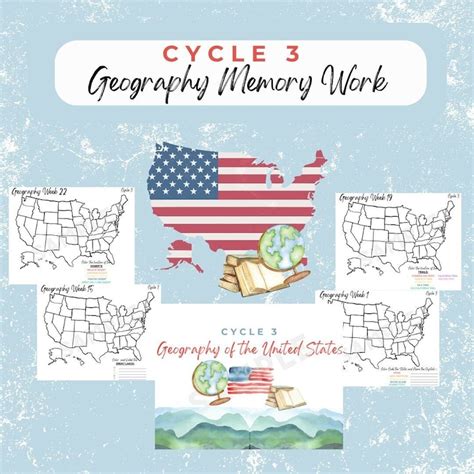 Classical Conversations Cycle 3 Geography Practice Maps Etsy
