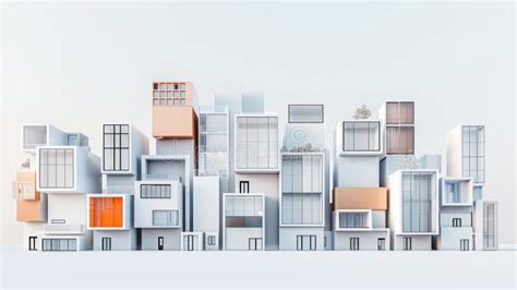 Versatile Grid Pattern Of Interlocking Building Blocks Showcasing