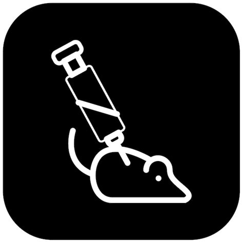 premium vector mouse experiment vector illustration