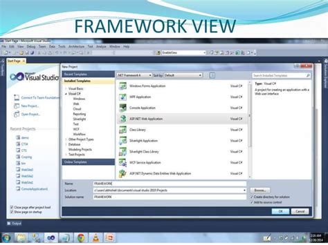 Net Framework Introduction Ppt Free Download