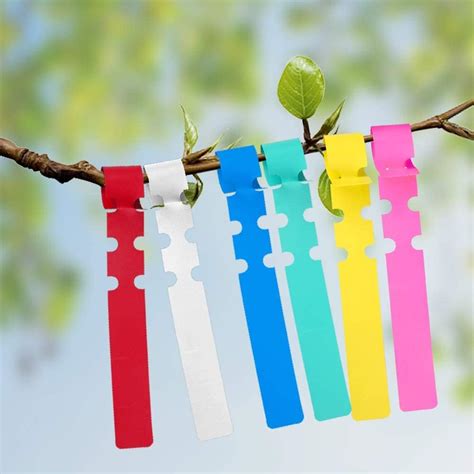 Beadnova Tree Tags Plastic Plant Labels Wrap Around Hanging