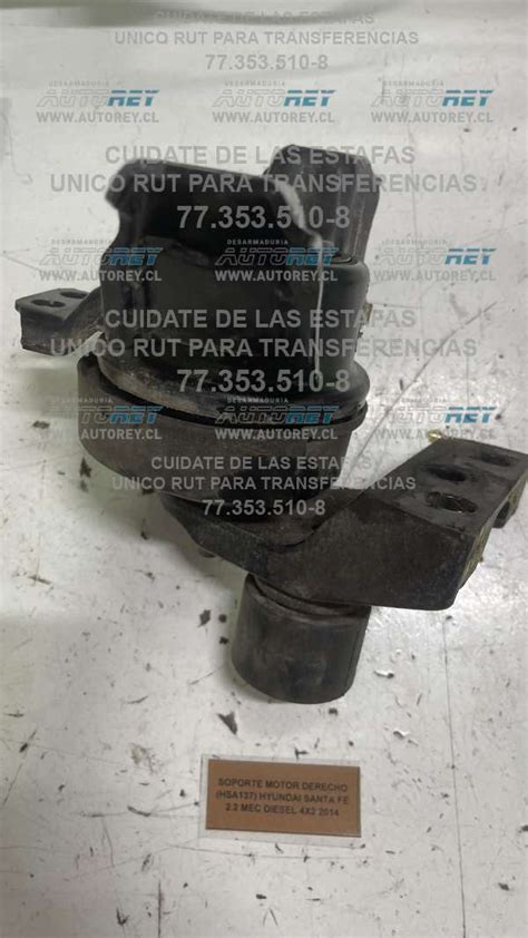 Soporte Motor Derecho Hsa137 Hyundai Santa Fe 22 Mec Diesel 4x2 2014