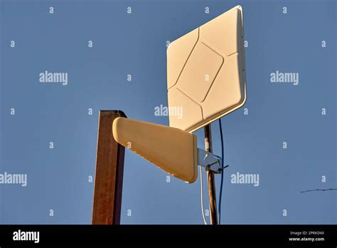 Antenna For Amplifying Gsm Signal Reception High Quality Photo Stock Photo Alamy