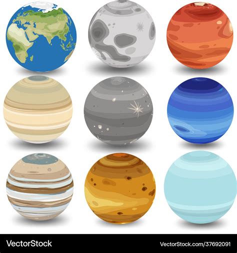 Saturn Solar System White Background An Artists Rendering Of A Solar