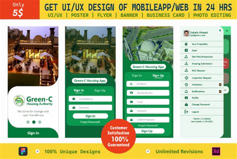 do mobile app ui ux design website dashboard and wireframe by usaf792