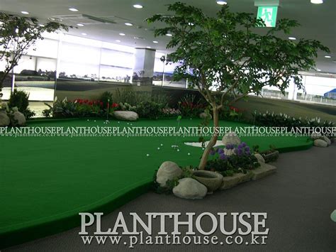 실내 골프 연습장 인조잔디