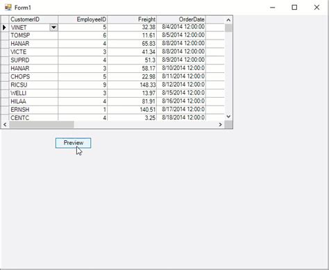 print true dbgrid for winforms componentone