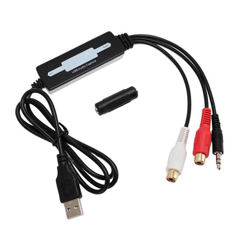 GetUSCart USB Card Professional Left And Right Channel Stereo Sound Device With Audacity