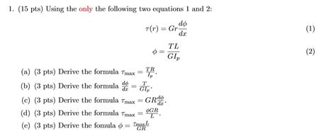 solved 1 15 pts using the only the following two